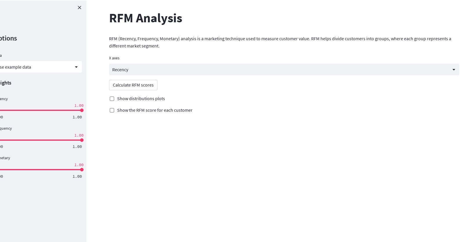 RFM Analysis by Apps