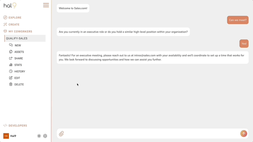 Hal9: Create AI Coworkers